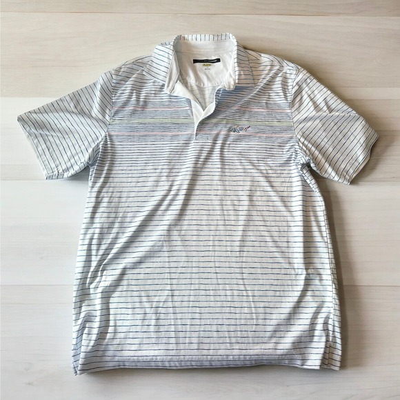 Greg Norman Collection | Shirts | Greg Norman Striped Golf Polo Size ...